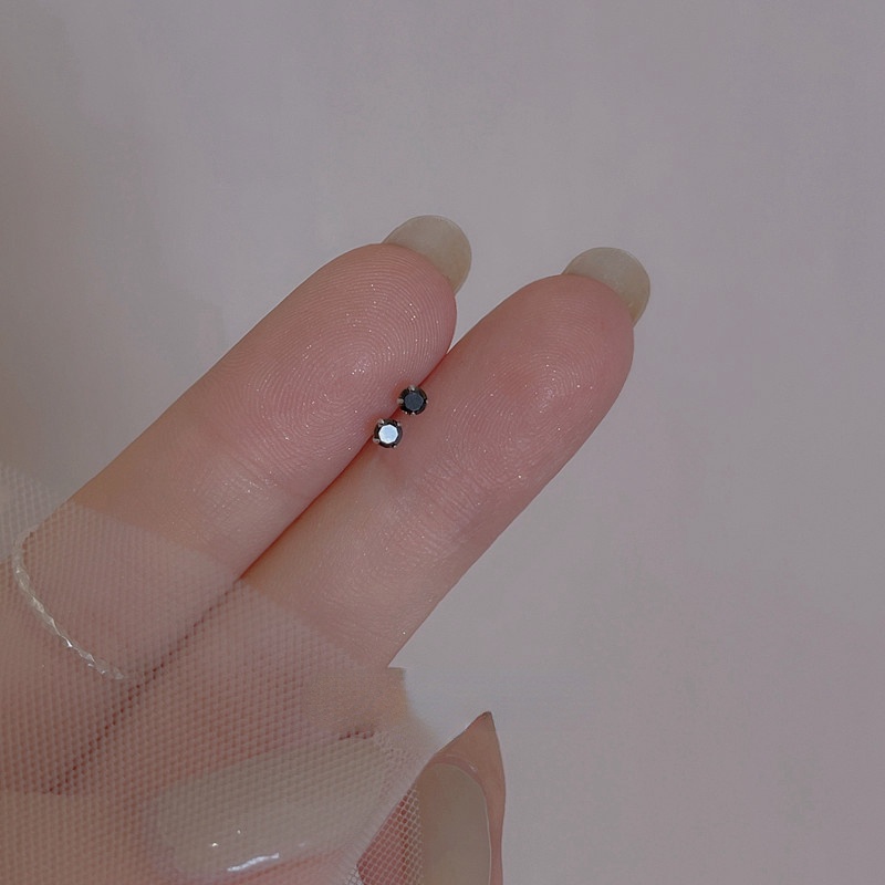 2Pcs S925 Sterling Silver Ear Bone Nails Earrings Buckle Earrings Screw ...