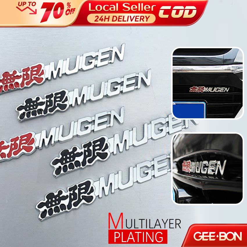 GEEBON Mugen Sticker For Honda Mugen Logo Accord Civic Crv City Jazz ...