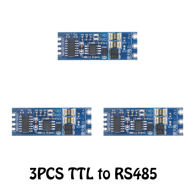 3PCS MCU TTL to RS485 module 485 to serial UART level mutual conversion hardware automatic flow ...