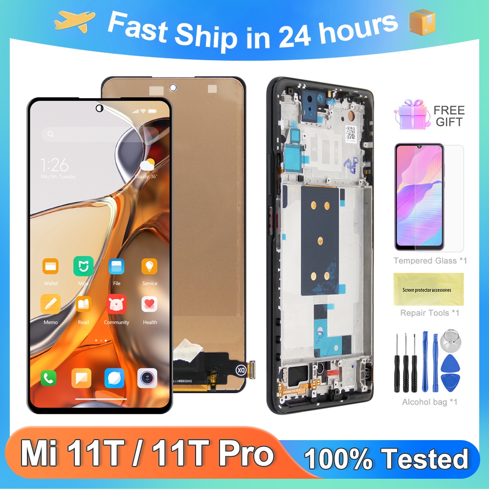 Mi 11T Pro 100% Tested 6.67”For Xiaomi Mi 11T 21081111RG LCD Display ...