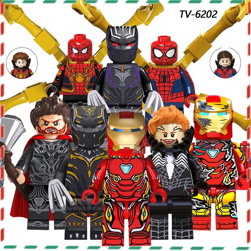 Assembly Building Blocks model minifigures Marvel Hero Series Thunder ...