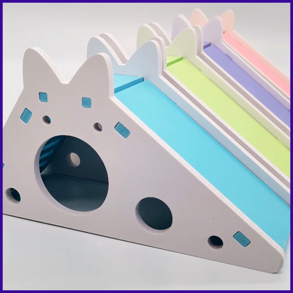 Hamster Ladder Hamster House with Slide Hamster Play Toys Hideout House ...