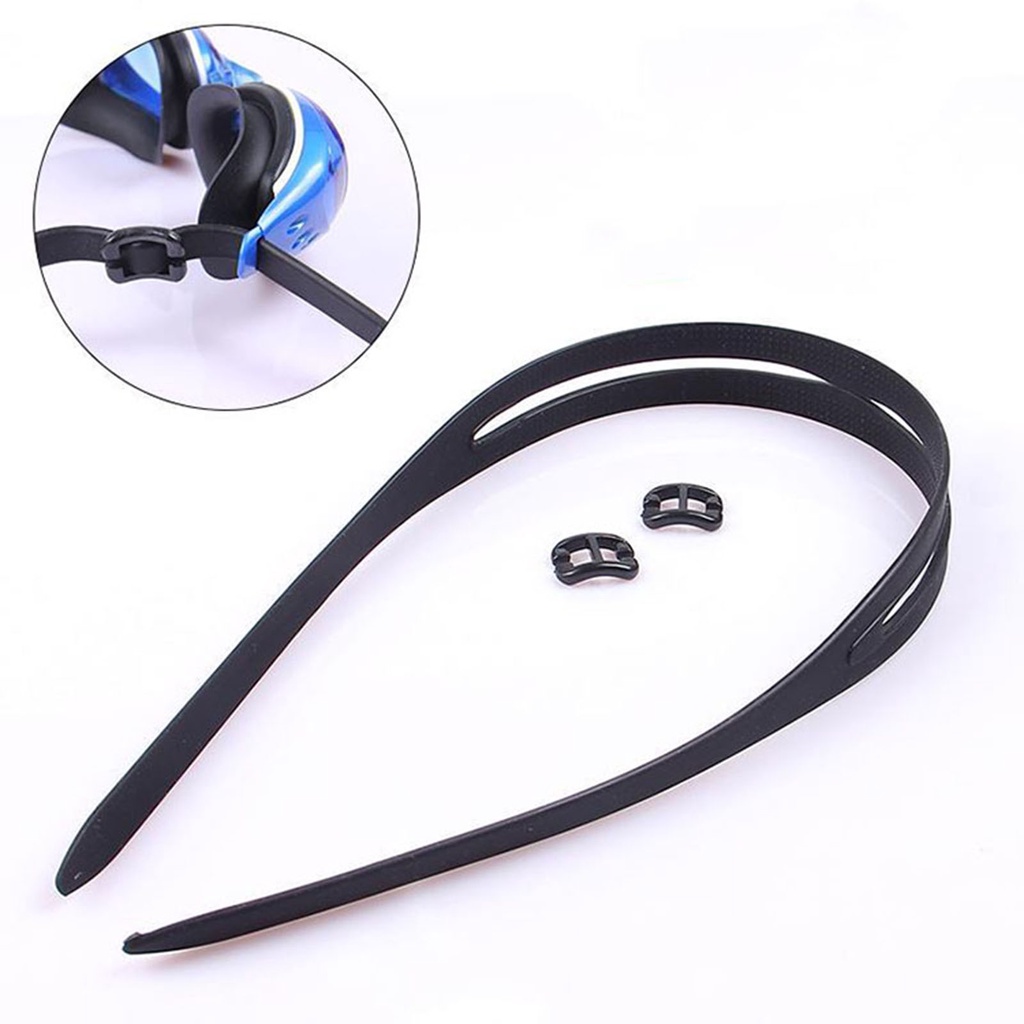 Multi-color Silicone Swim Goggle Straps and Swim Goggle Buckle ...