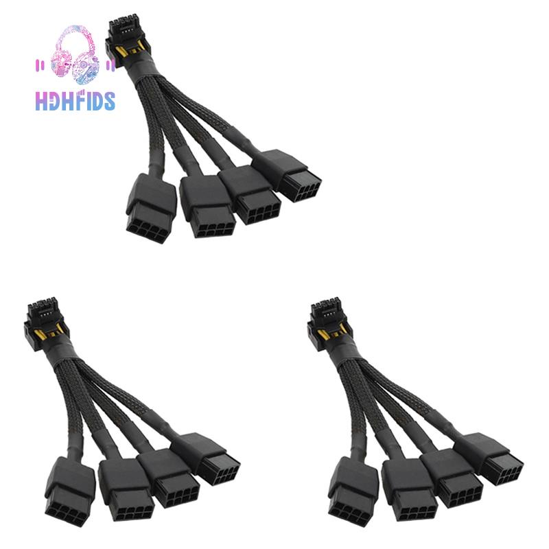 3X for GPU RTX4090 RTX4080 4X8 Pin PCI-E to 16 Pin Graphics Card Power ...
