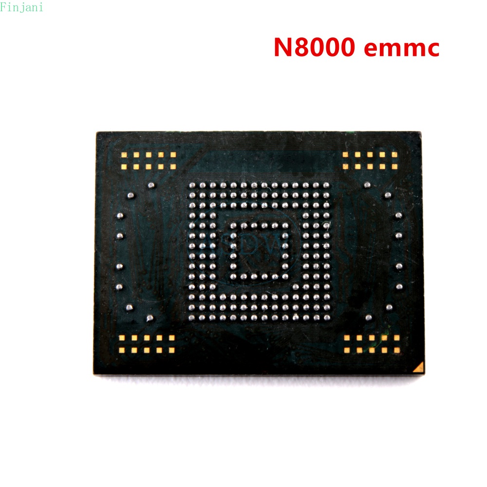 2Pcs/Lot For Samsung N8000 eMMC 16GB Note 10.1 NAND flash memory IC Chip Programmed firmware ...