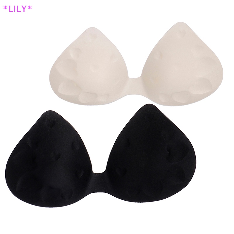 Lily 3color Women Swimsuit Pad Insert Breast Bra Enhancer Push Up Bikini Pad New Shopee