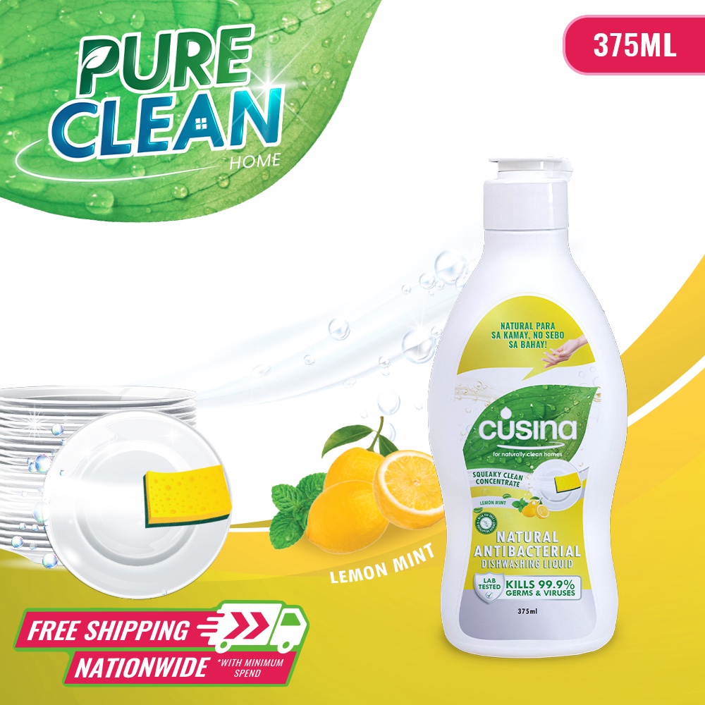 Cusina Lemon Mint 375ml | Shopee Philippines