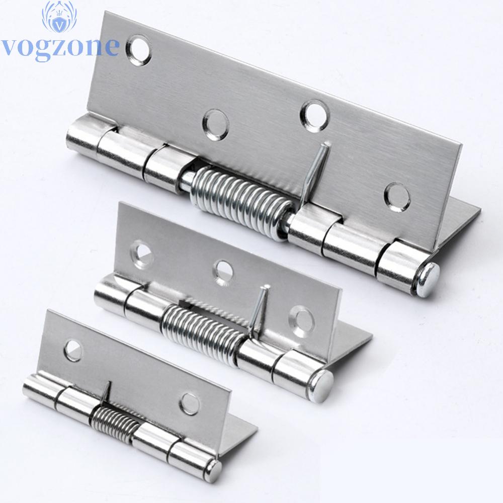 2x Stainless Steel Self Closing Spring Door Internal Hinge DIY Hardware ...