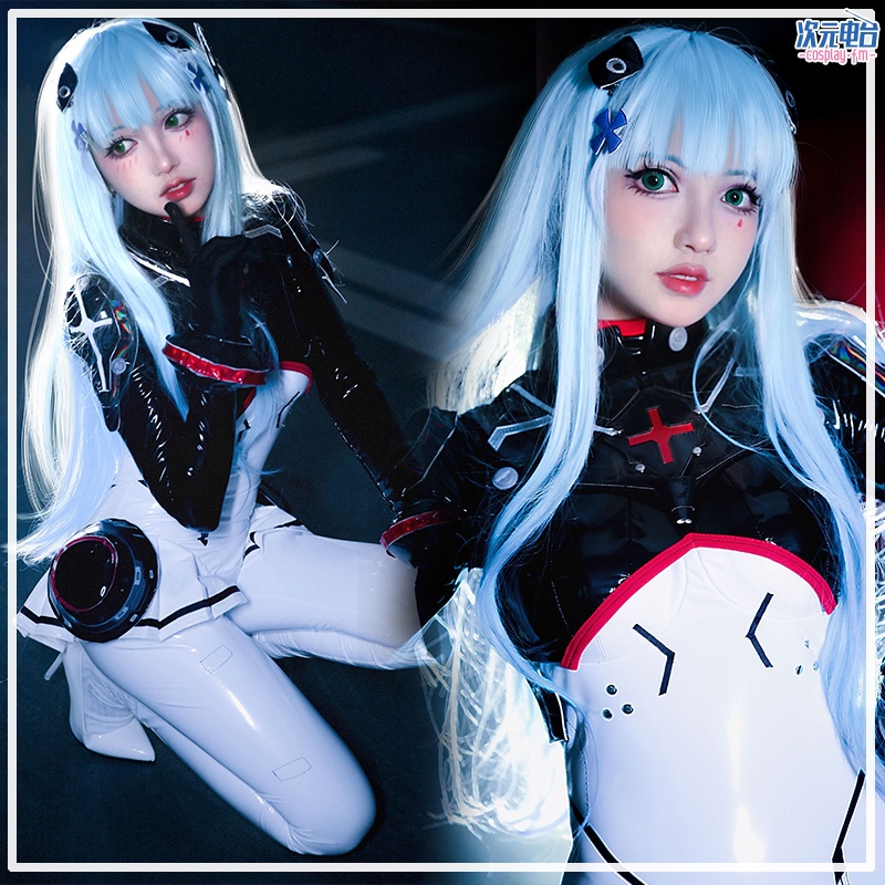 CosplayFM Girls Frontline cos HK416 cosplay Skinny jumpsuit set game ...