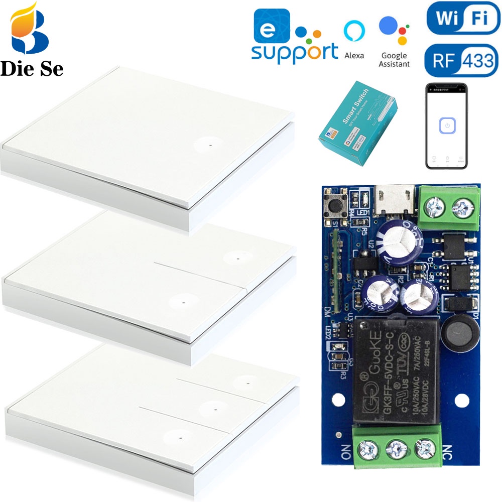 WiFi Ewelink Smart Switch 2.4Ghz Wireless Wall Switch USB Relay ...