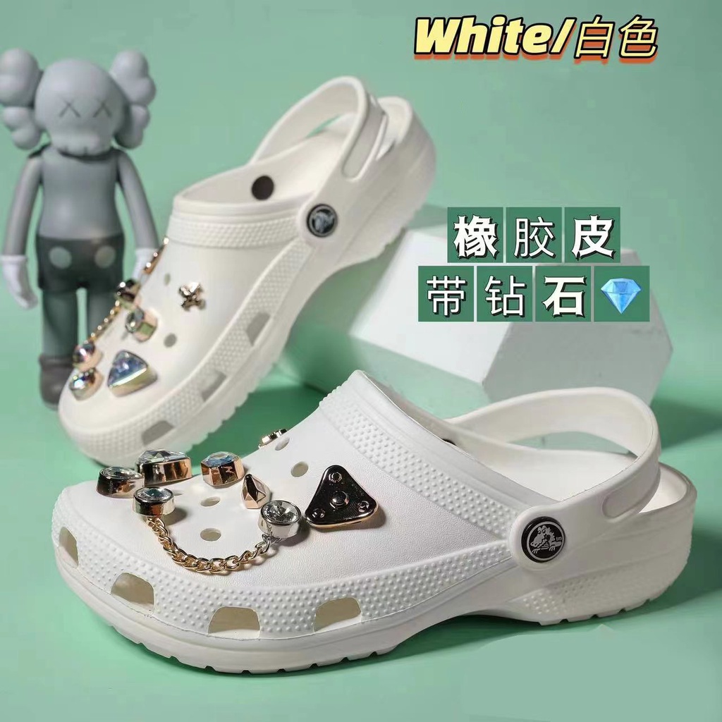 New Crocs Design Sandals For Women Flat Sandal | Shopee Philippines