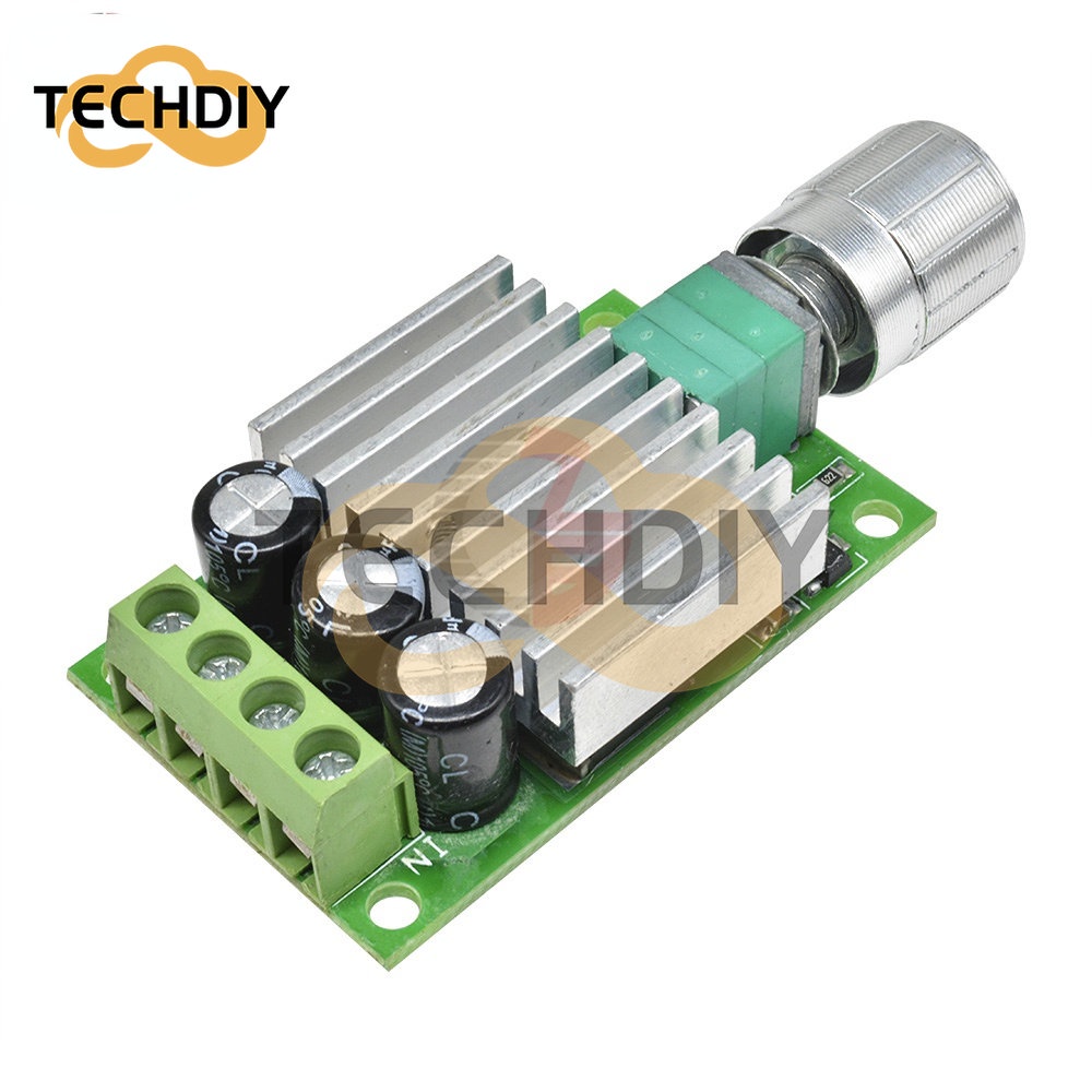 10A 12V-30V Voltage Regulator PWM DC Motor Speed Controller 12V 24V Adjustable Speed Regulator ...