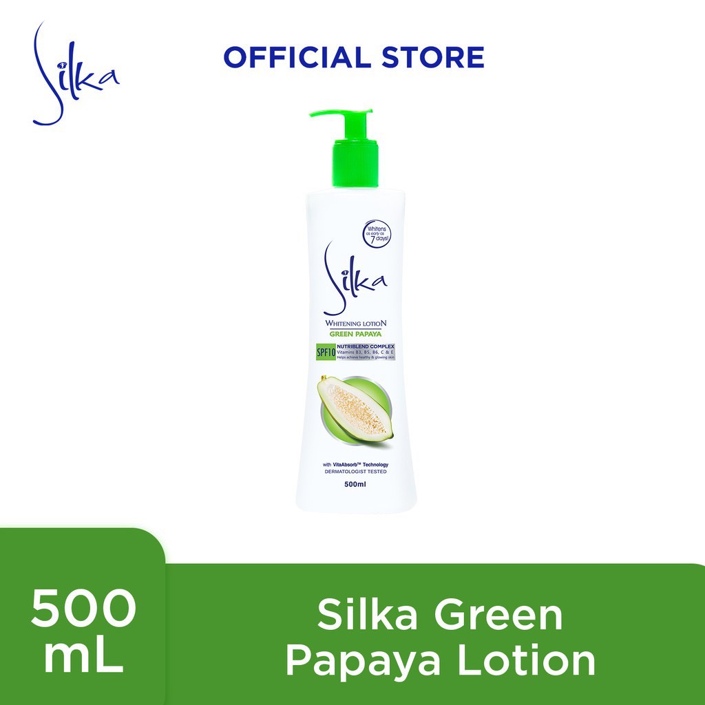 Silka Green Papaya Lotion 500mL | Shopee Philippines