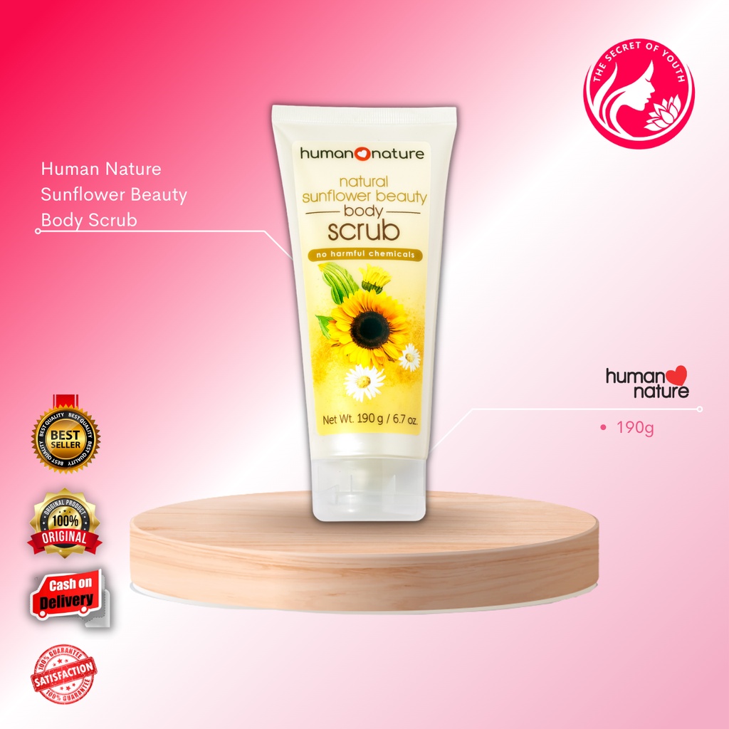 Human Nature Sunflower Beauty Body Scrub 190g | Shopee Philippines