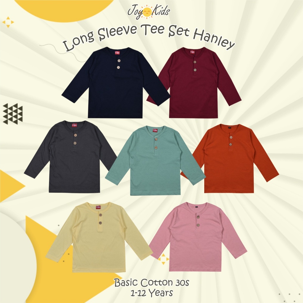 Longsleeve Hanley Joy Kids // Hanley Premium Long Hands 1-12 Years ...