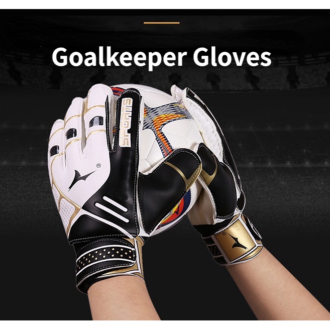 1 Pair Kids Soccer Goalkeeper Gloves Anti-collision Latex PU Goalkeeper ...
