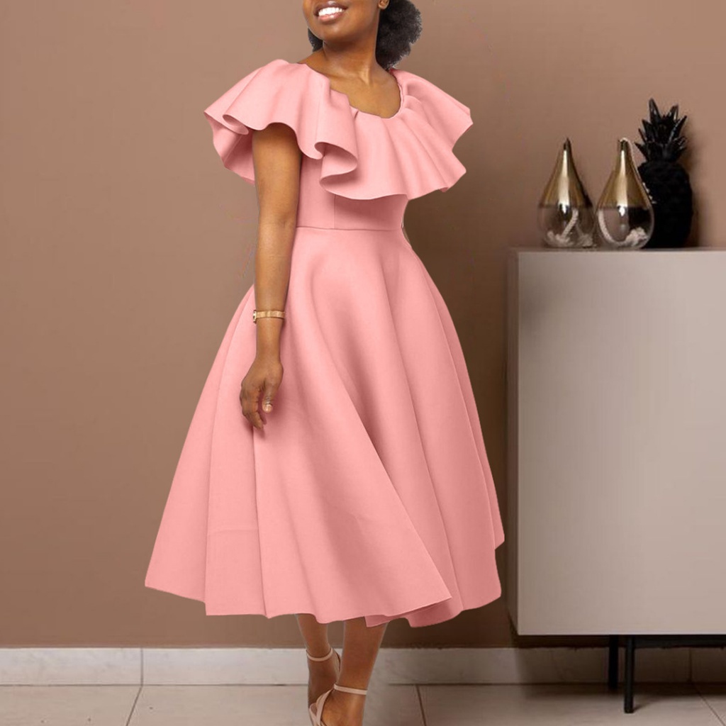 Mermaid Evening Dresses Long Plus Size Satin Prom Gowns A-Line Formal ...