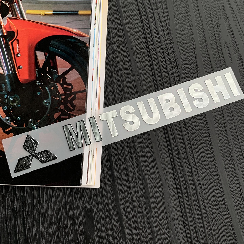 3D Mitsubishi Metal Emblem Logo Decals Car Accessories Sticker for ...