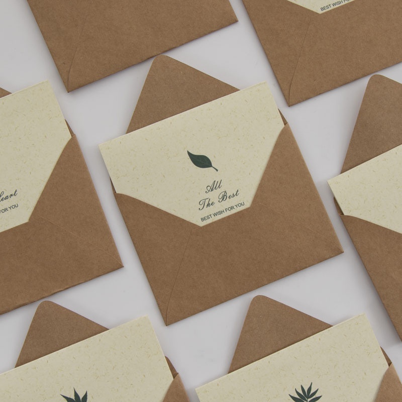 Birthday Blessing Card Thanksgiving Small Business Folding Message New ...