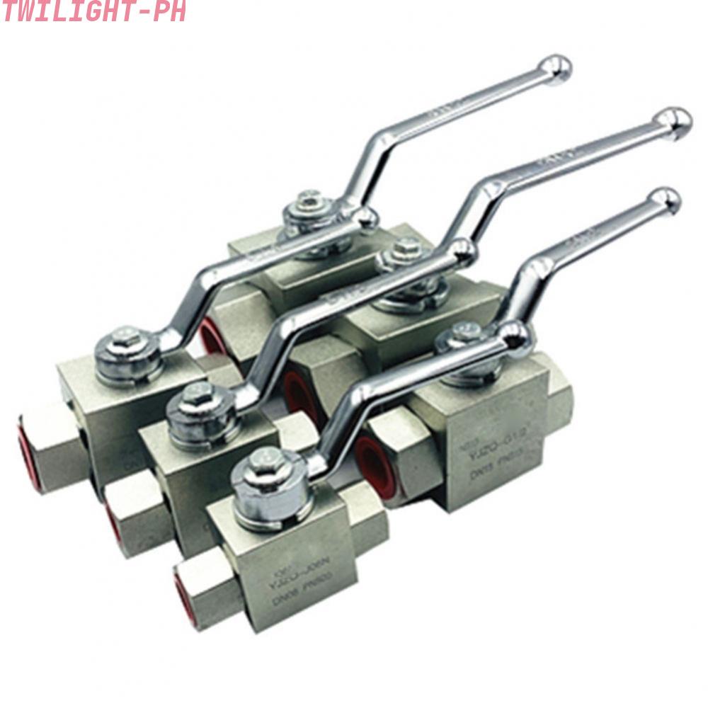 Manual Control Hydraulic High Pressure Ball Valve Carbon Steel 500 Bar ...