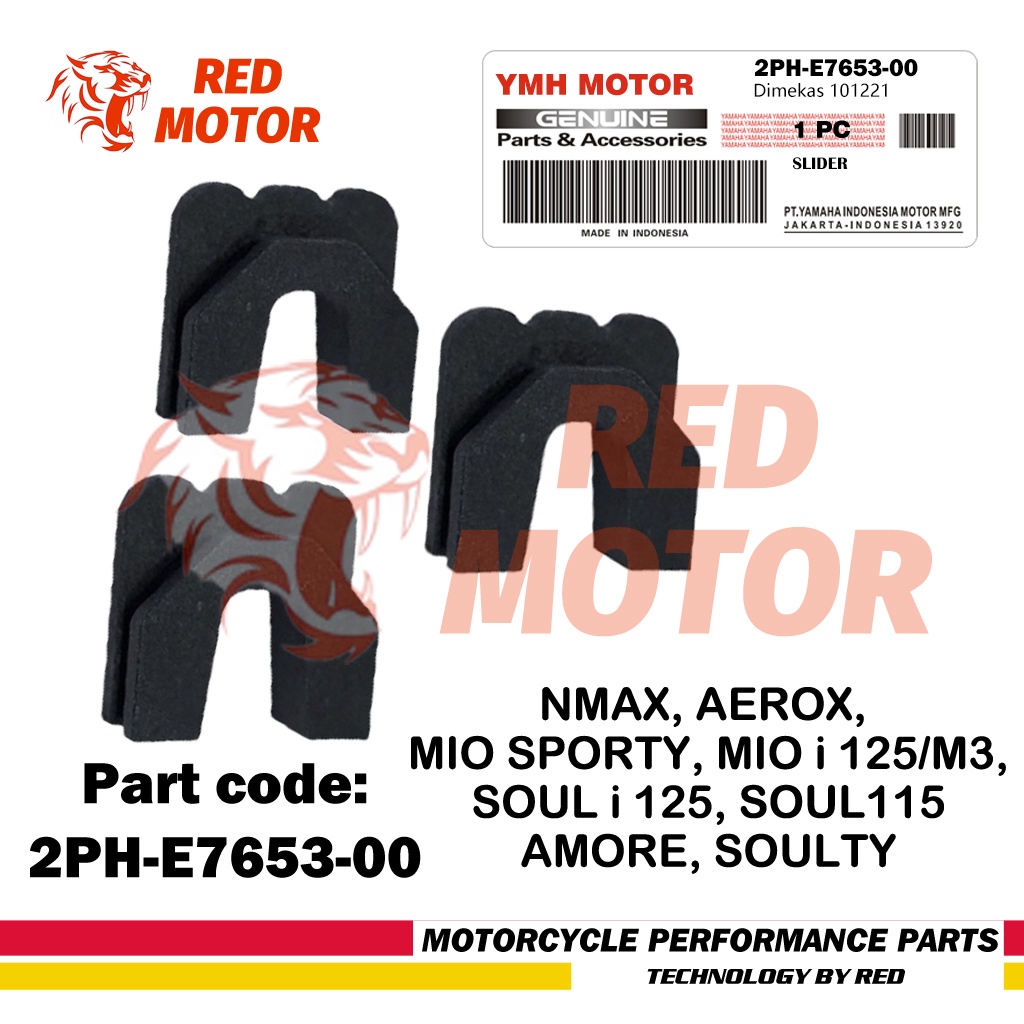 Pulley Slider ALL MIO,NMAX, AEROX, MIO SPORTY, MIO NMAX V1 V2 & AEROX ...