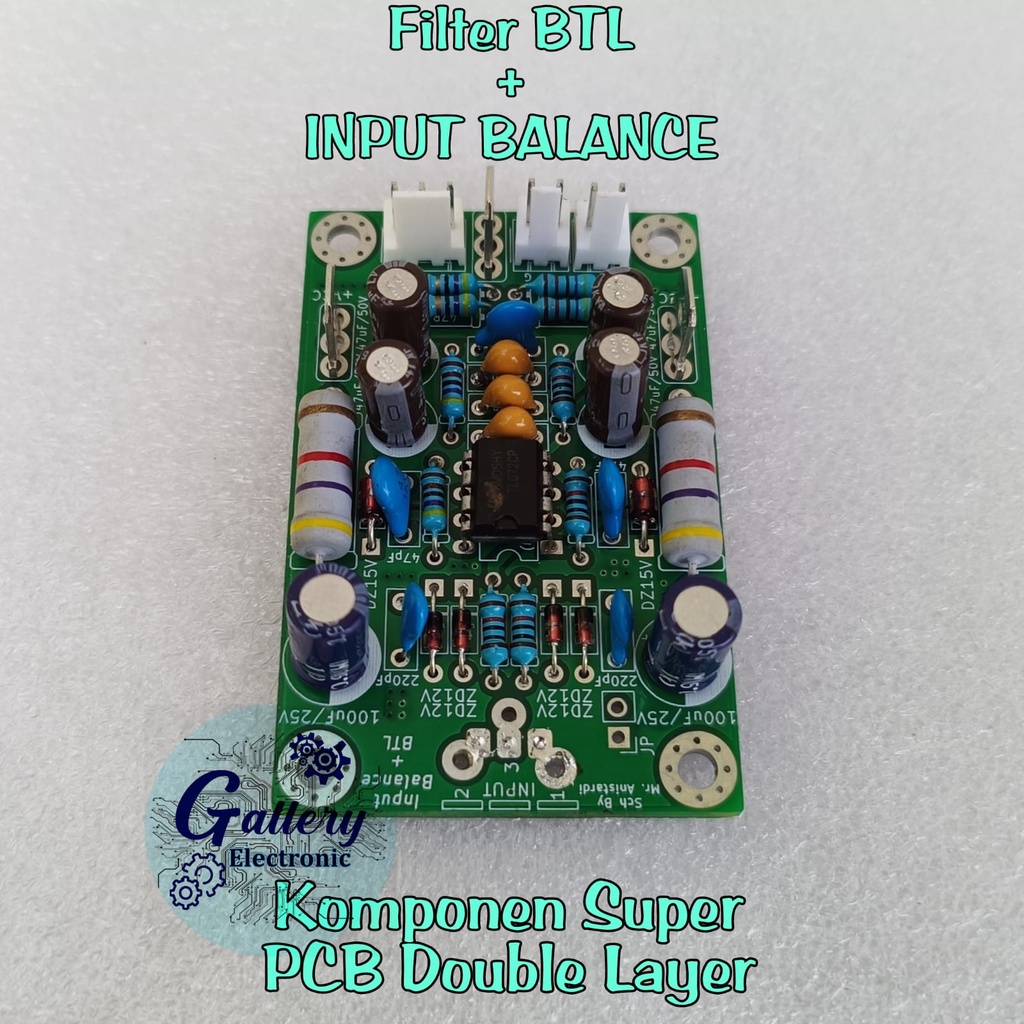Btl Filter Kit Plus INPUT BALANCE/INBAL PCB Double Layer FR4 Fiber ...