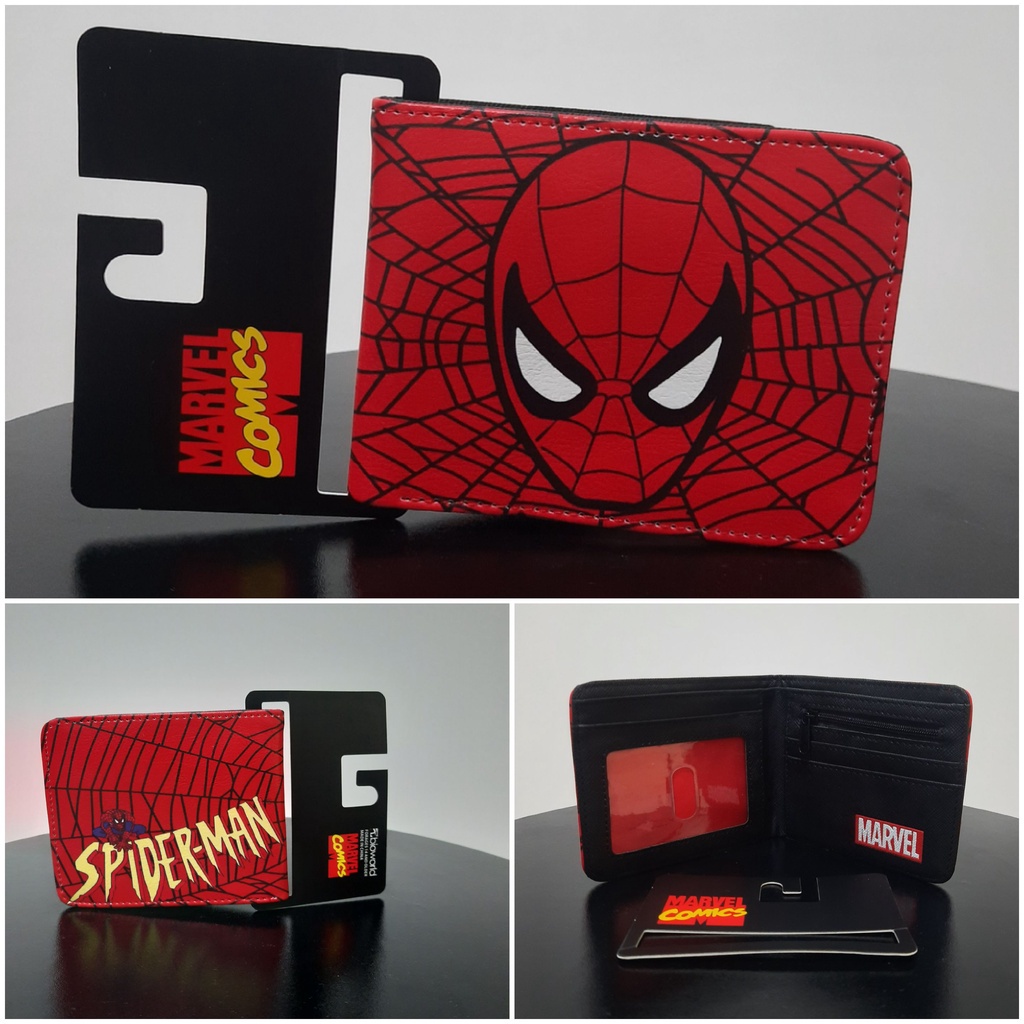 Boys Wallet Marvel Spiderman Avengers Ironman Captain America Naruto ...