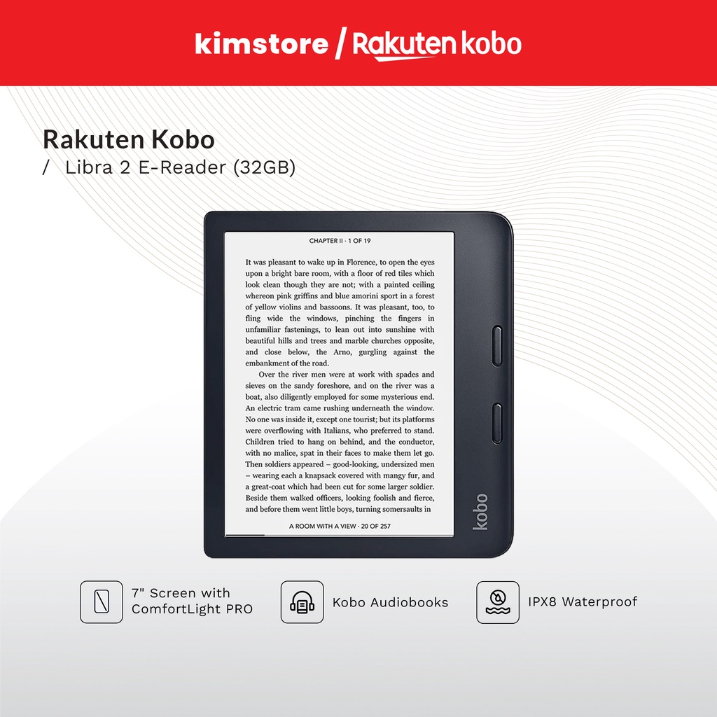 Kobo Libra 2 7 Inch E-Reader 32GB | Shopee Philippines