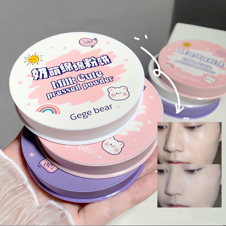 Gege Bear Loose Powder Concealer Oil Control Long-lasting Setting ...