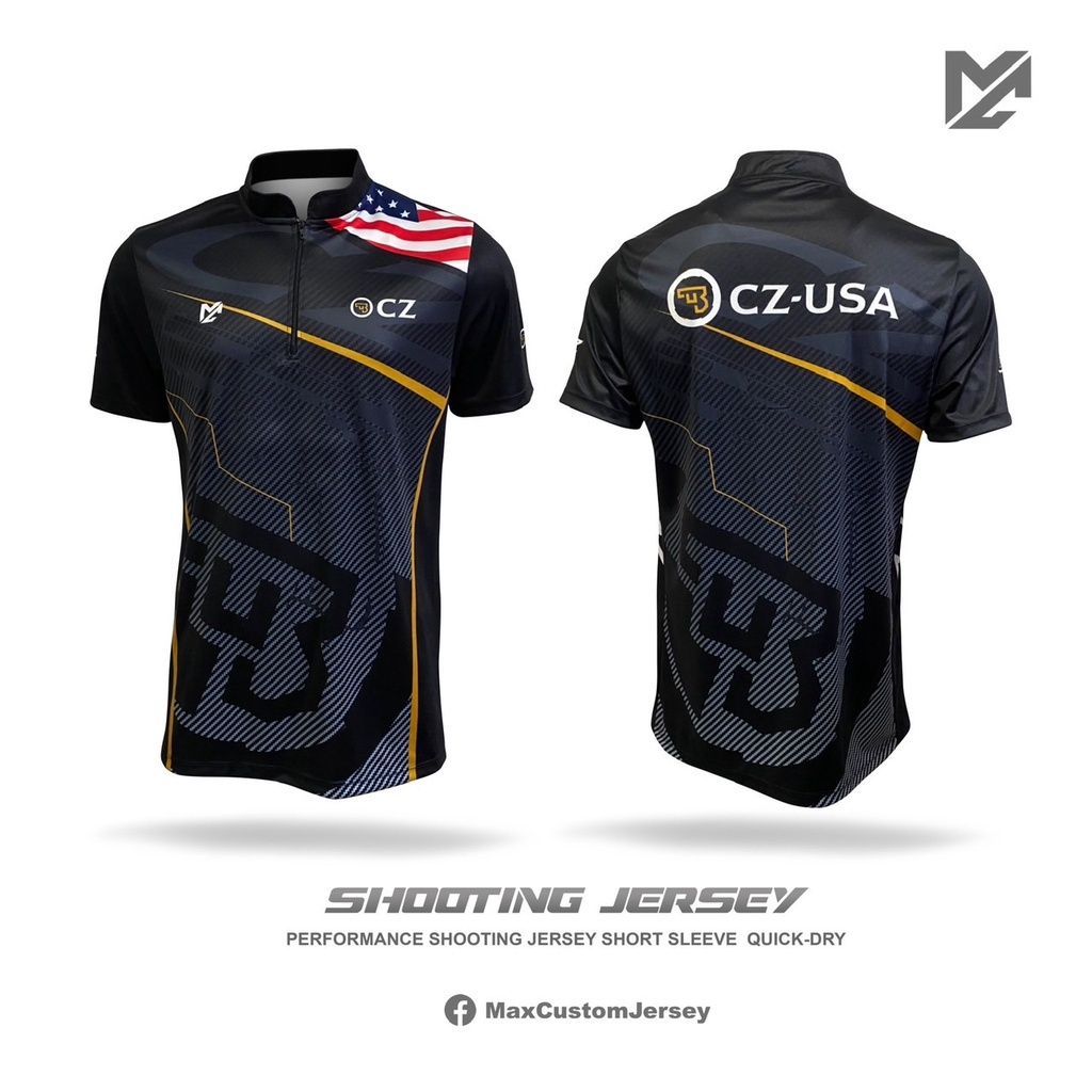 New CZ Shooting Shirt IPSC T-Shirt Jersey | Shopee Philippines