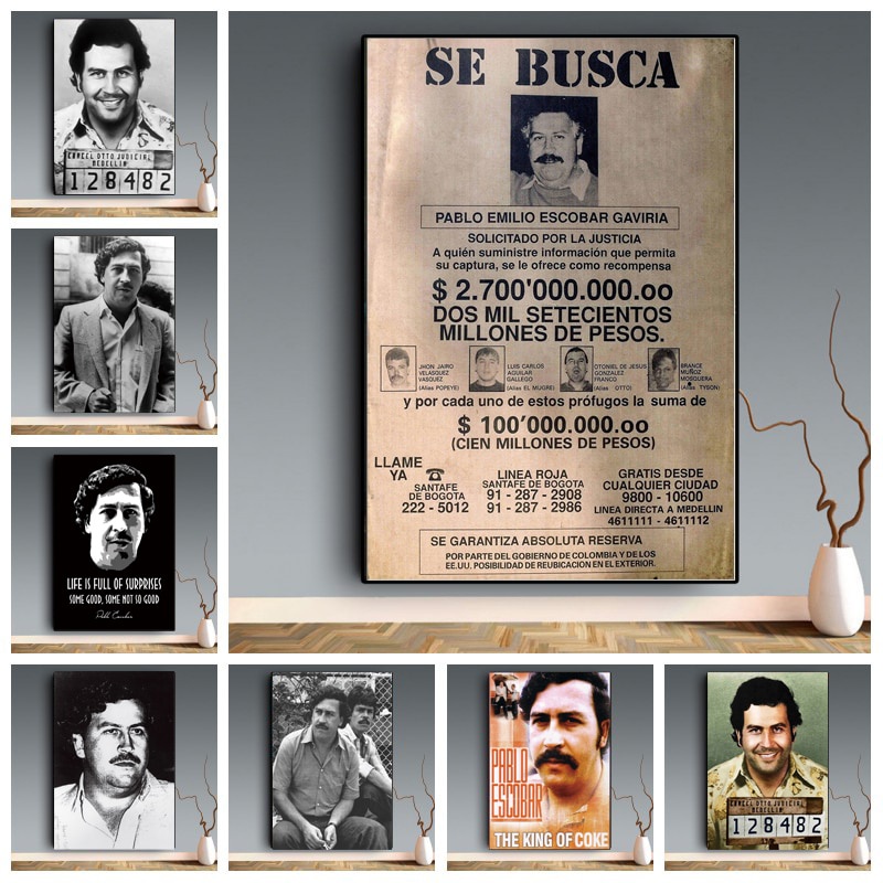 Pablo Escobar Narcos Movie Actor Character Mexico Poster HD Poster ...