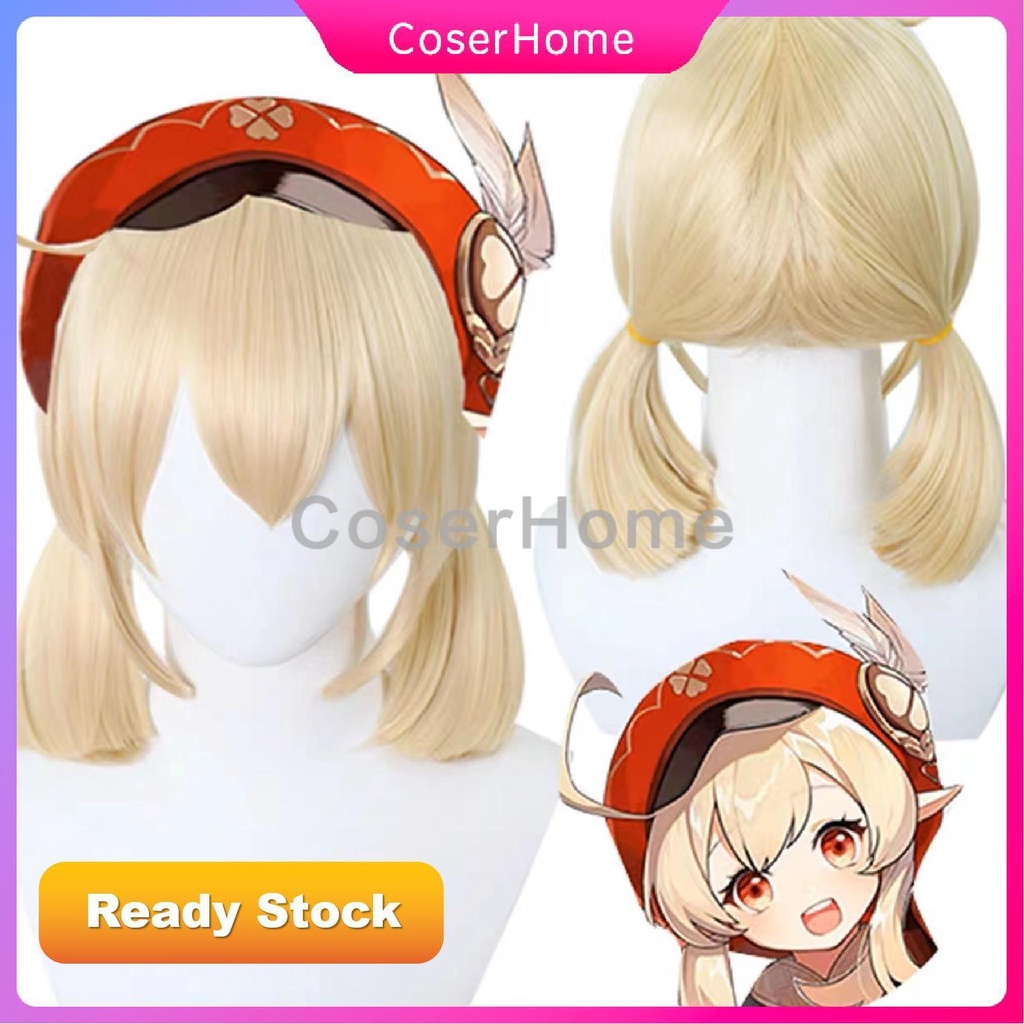 Genshin Impact Klee Wig Cosplay for Woman Anime Game Cosplay klee ...