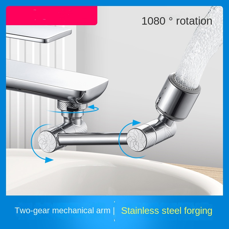 Mechanical Arm Universal Faucet Rotatable Water Outlet Aerator ...
