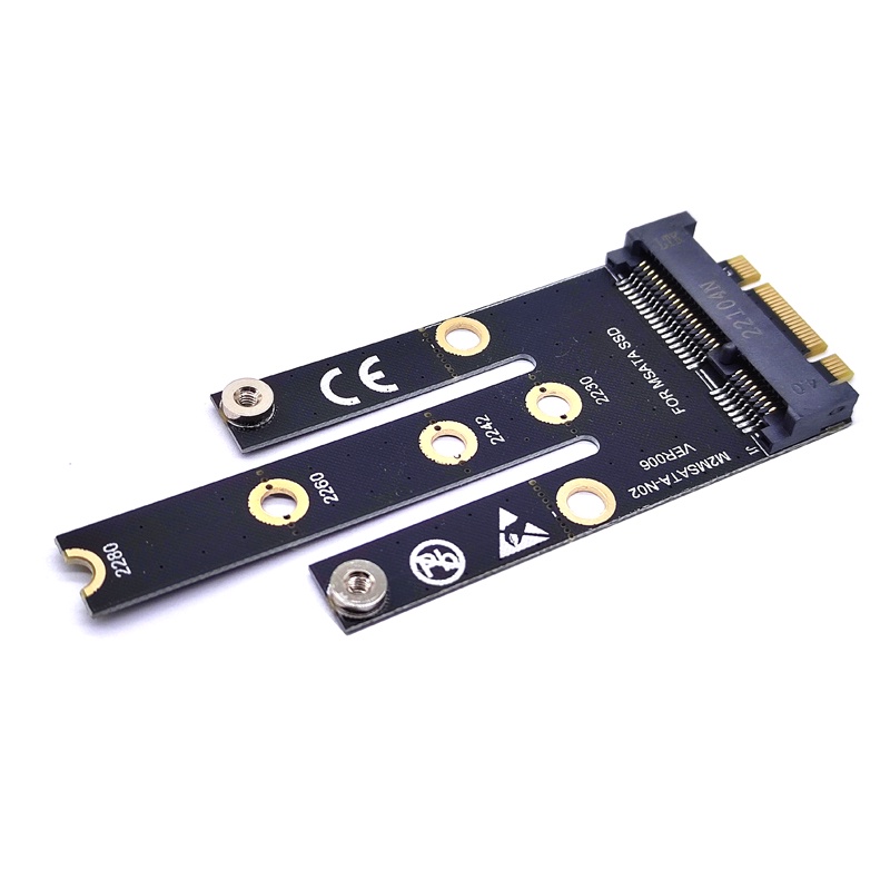 NGFF M.2 B M Key to mSATA Mini PCI-E PCI-Express SATA 3.0 SSD Male ...
