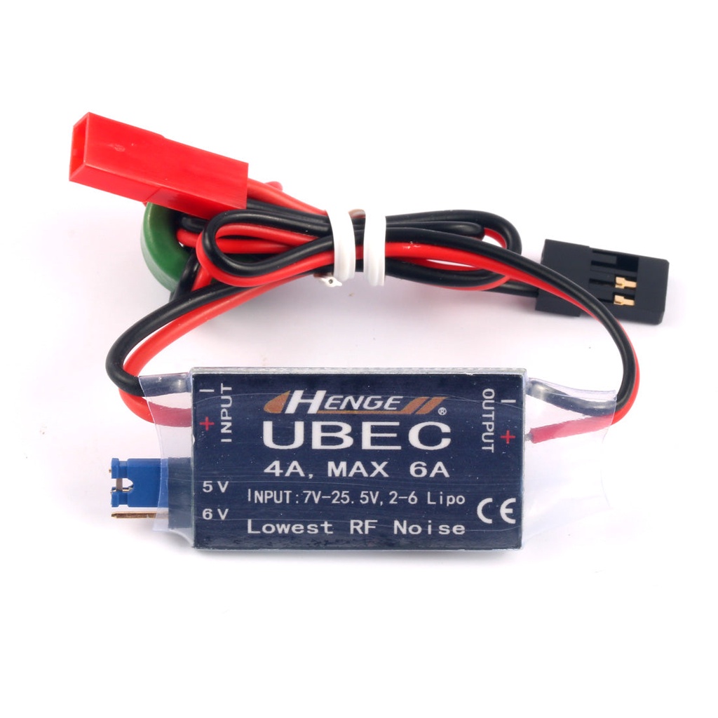 HENGE 4A UBEC 5V/6V 7V-25V Input For 2-6 Lipo Battery RC ESC Speed ...