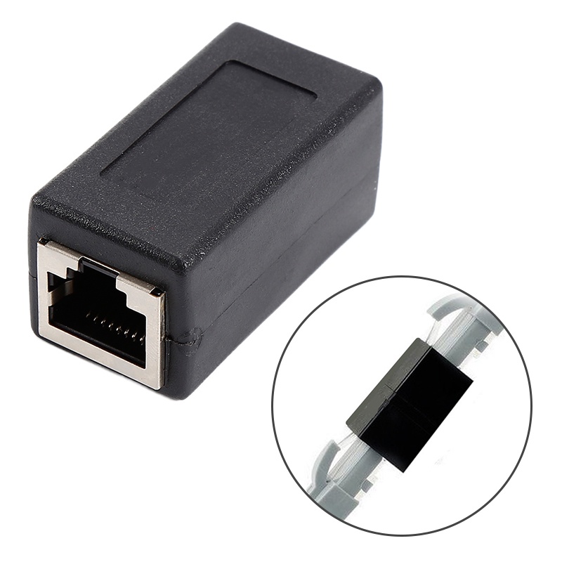 RJ45 Female To Female Network Ethernet LAN Cable Connectors Adapter ...