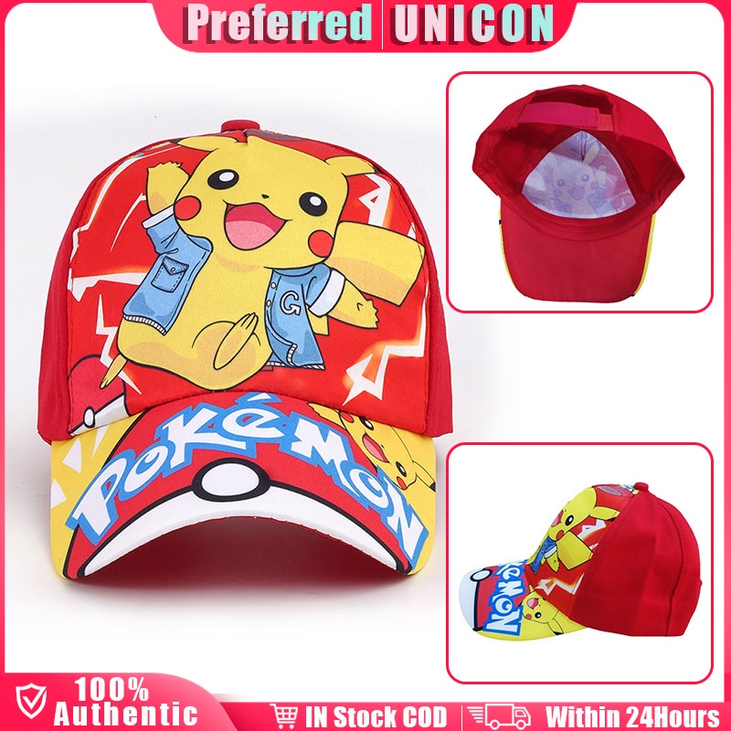 Anime Pokemon Baseball Cap Cartoon Character Cute Comfortable Hat ...