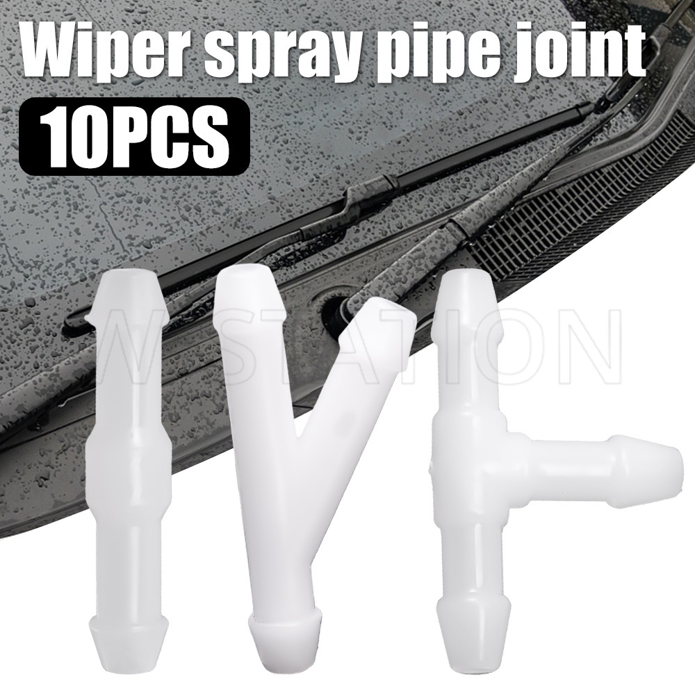10pcs Car Front Windshield Wiper Washer Jet / Hood Nozzle Sprayer Hose ...
