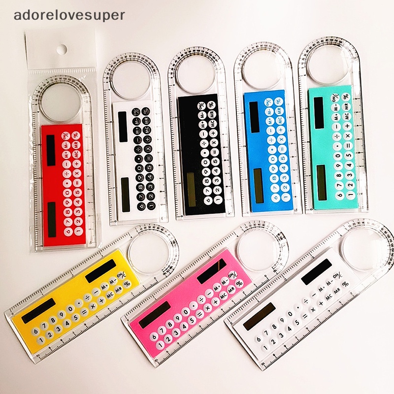 AD1PH Mini Portable al Solar Ruler Calculator 10cm Length Angle Ruler ...