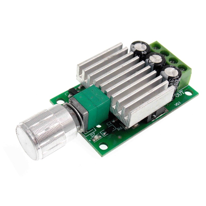 10A 12V-30V PWM DC Motor Speed Controller 12V 24V Adjustable Speed Regulator Dimmer Control ...