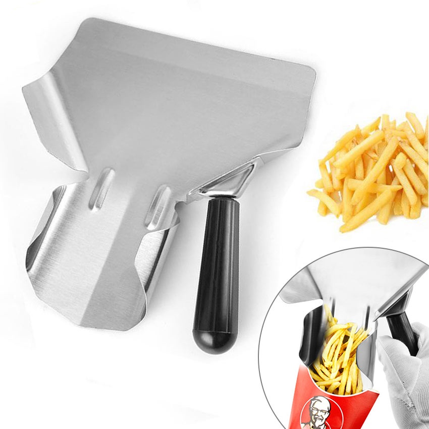StainlessSteel French Fries Shovel Fry Burger Chip Snacks Scooper ...