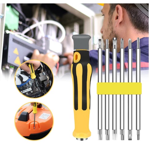 Multifunction Screwdriver Set 12 In 1 Screwdriver Bit Set U-type Flat ...