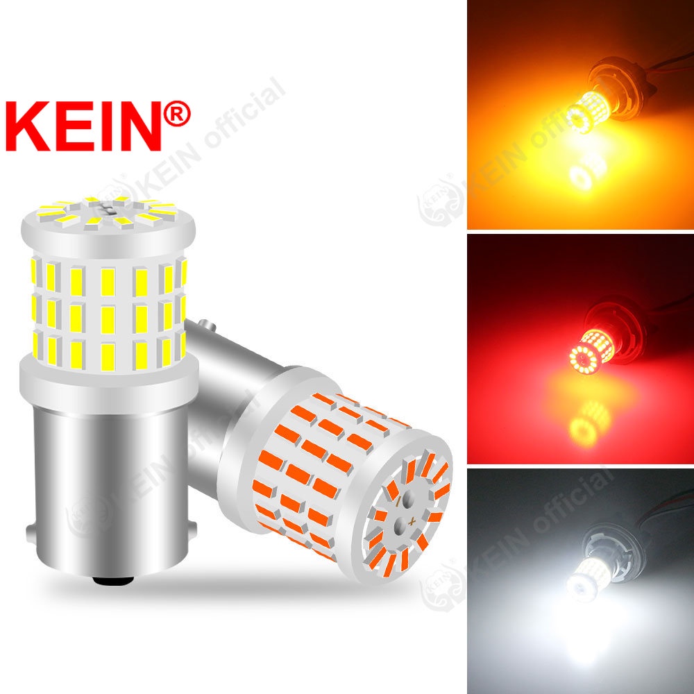 KEIN 2PCS Ceramic 57SMD 3014 1156 BA15S P21W LED 1157 BAY15D P21/5W ...