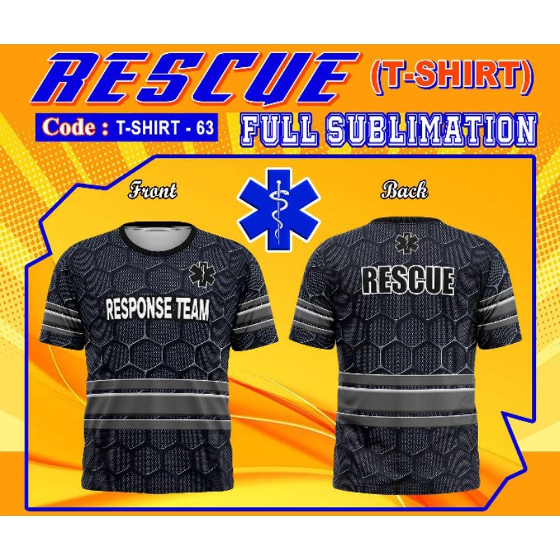 RESCUE team tshirt full sublimated | Shopee Philippines