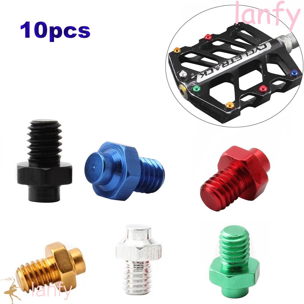 LANFY 10 pcs Pedal Screws Road Bike Fixed Stud Bicycle Pedal Bolts ...