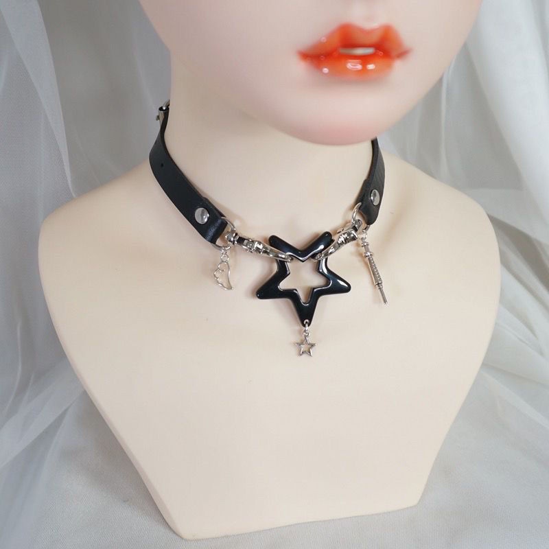 Y2K Star Collar Wing Necklace Asian Culture Hot Girl Punk Jewelry ...