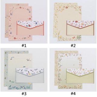 9 Pcs Creative Japanese Letter Paper Envelope Set Simple Romantic Retro ...