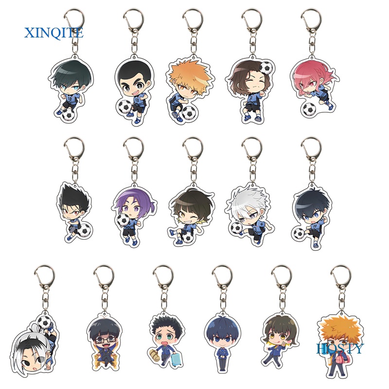 XTE Anime Blue Lock Arcylic Keychain Cartoon Figure Isagi Yoichi ...