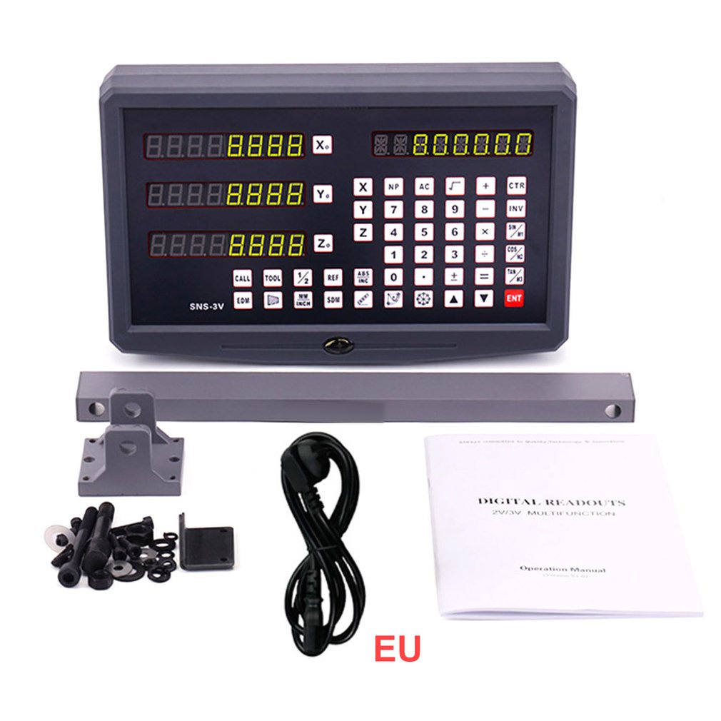 Linear Scale 2 Axis/ 3 Axis Dro Digital Readout For Milling Lathe SNS-2V Newlife | Shopee ...