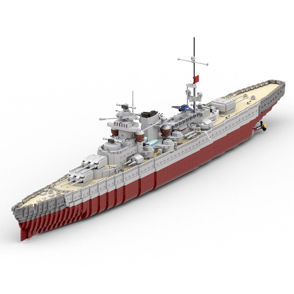 MOC-15423 The Gneisenau Navy Battleship Ship Model 4694 Pieces 1 200 ...
